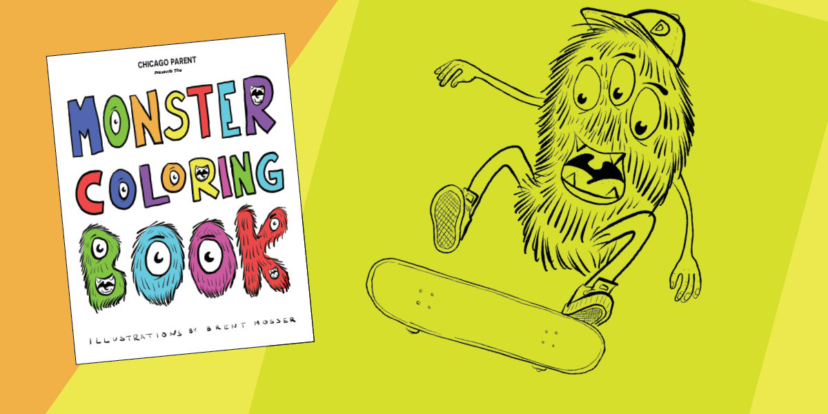 Free Download - Monster Coloring Book